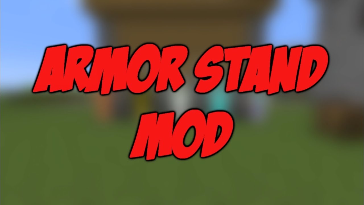 Minecraft Mod!: Armor Stand - YouTube