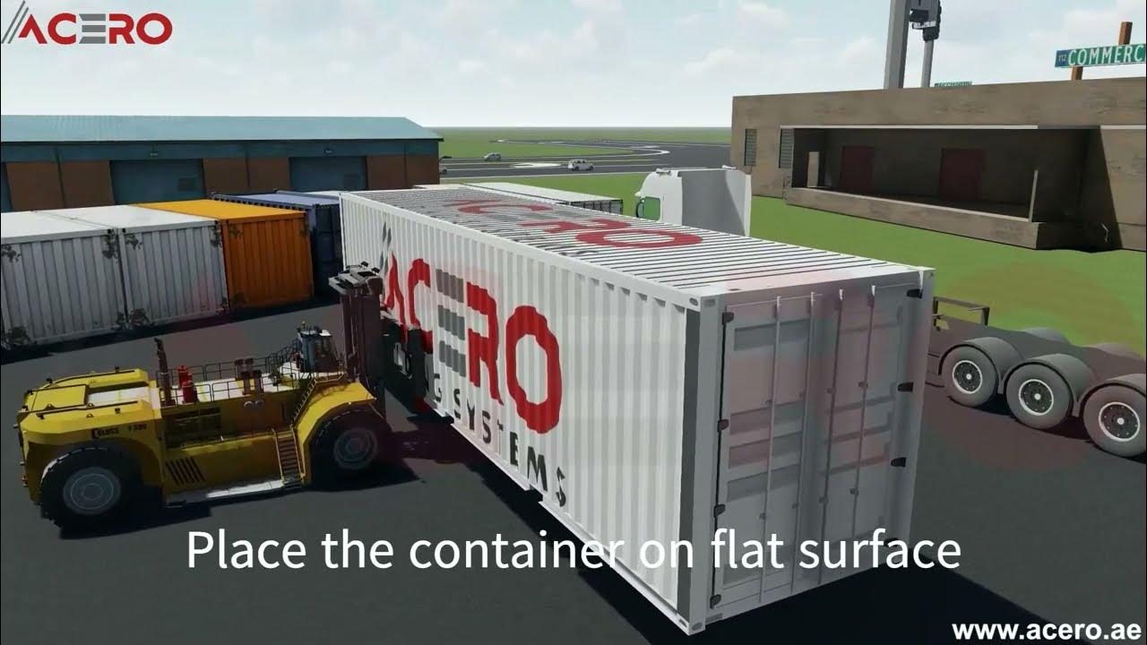 Acero Container Unloading Procedure - YouTube