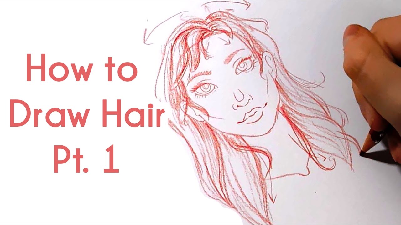How to Draw Hair Pt. 1 | Art Tutorial Series - YouTube