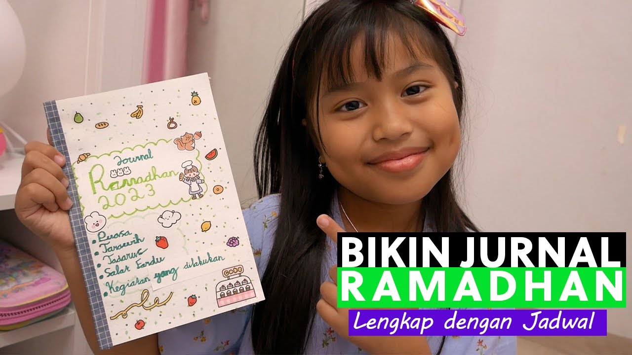 BIKIN JOURNAL TEMA RAMADHAN | Journaling | Kawai Sticker | Ide Journal ...