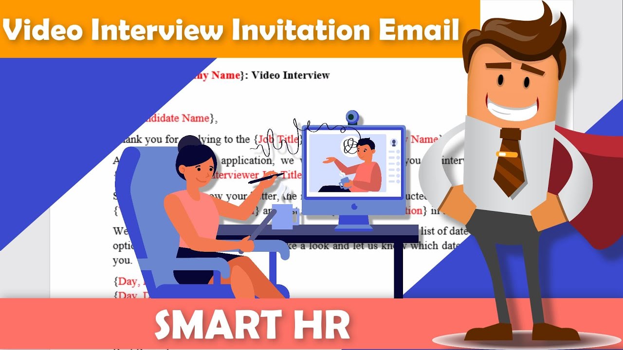 Video Conferencing Interview Invitation Email | Video Interview ...