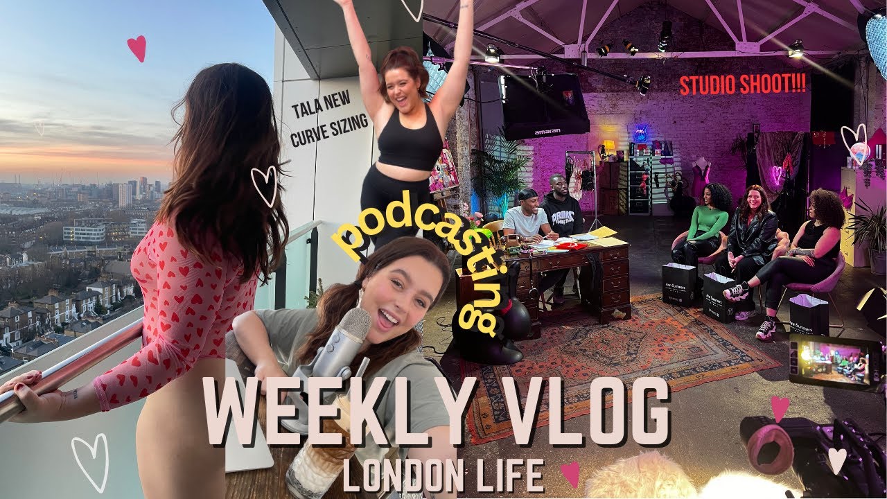 a VERY crazy weekly vlog | exciting shoot, new TALA sizing launch ...