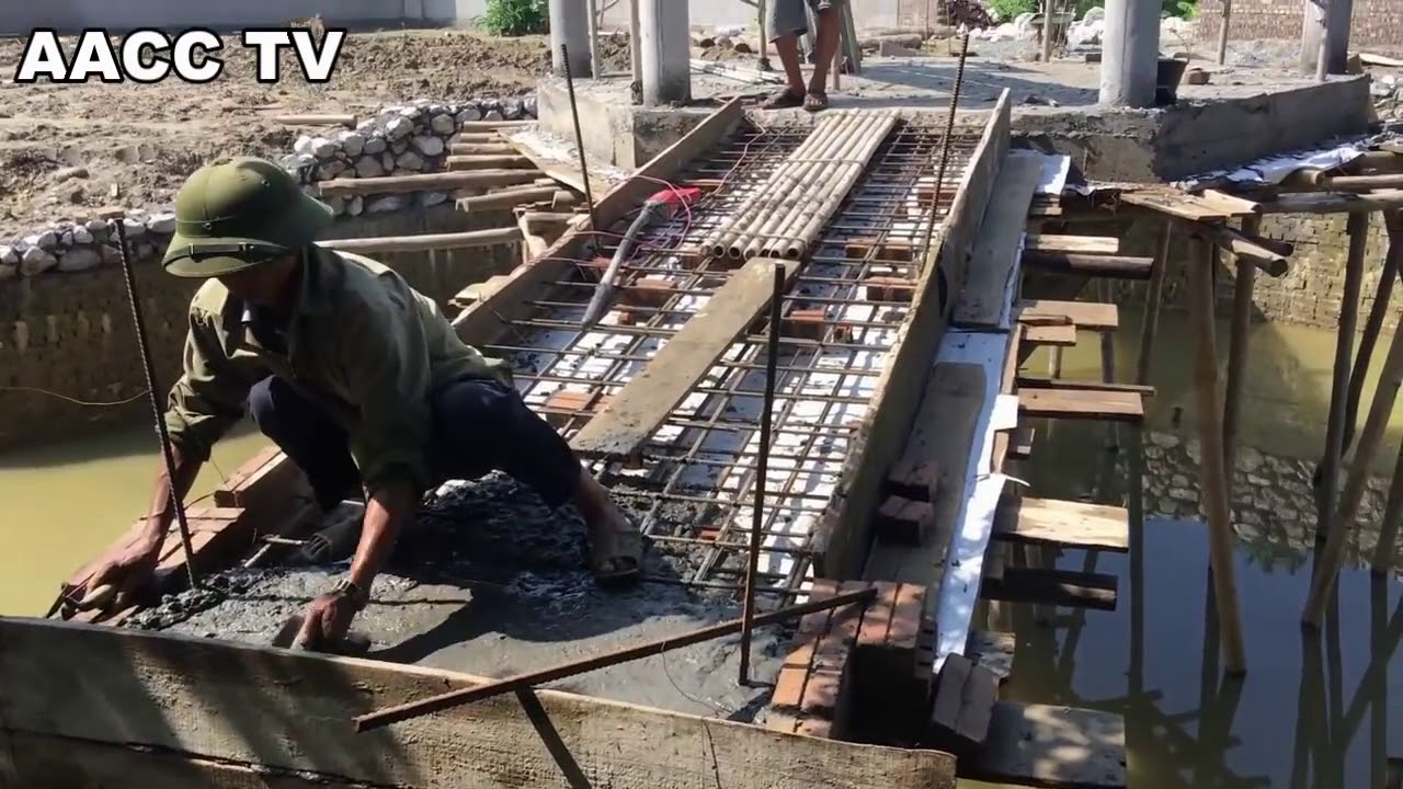 How To Building Reinforced Concrete Bridge Build Step by Step Easy ...