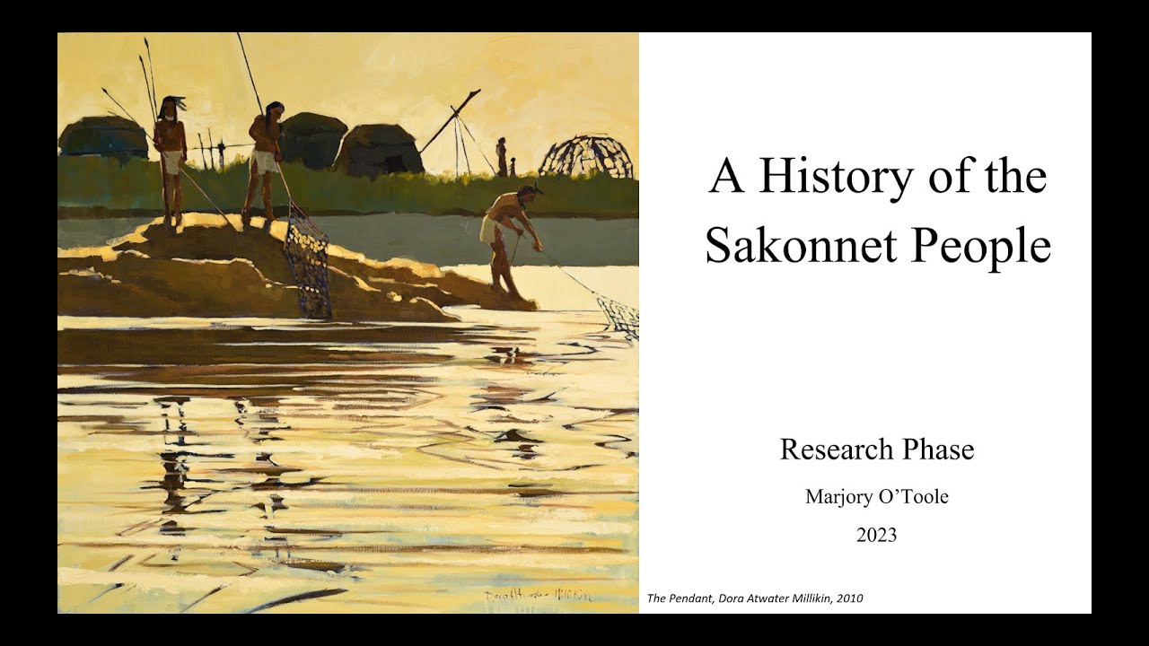 A History of the Sakonnet People Research Phase March 2023 - YouTube