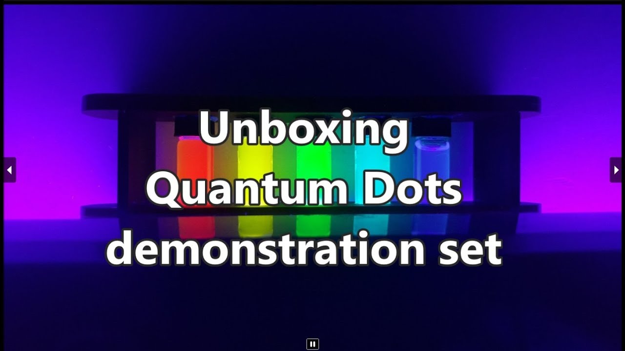 Quantum dots set unboxing - YouTube