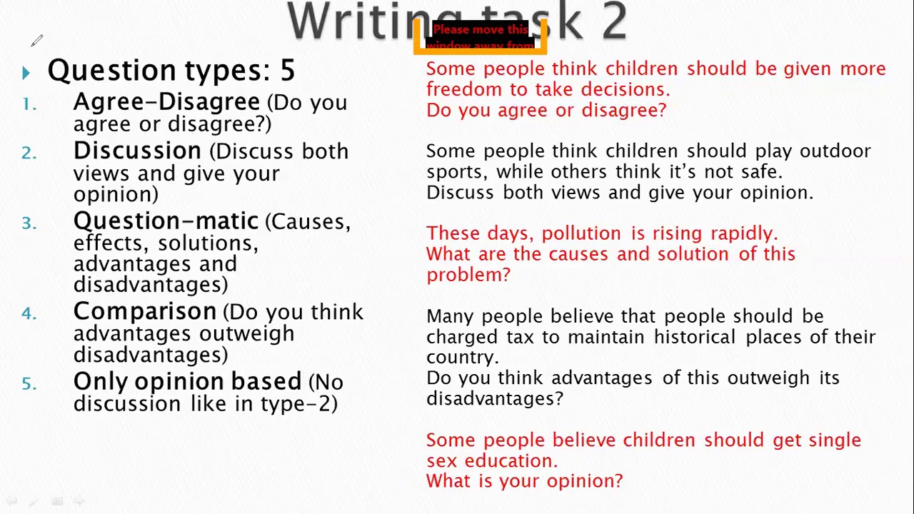 Beginner - Writing Task-2 basics (By : Gurbag Singh) - YouTube