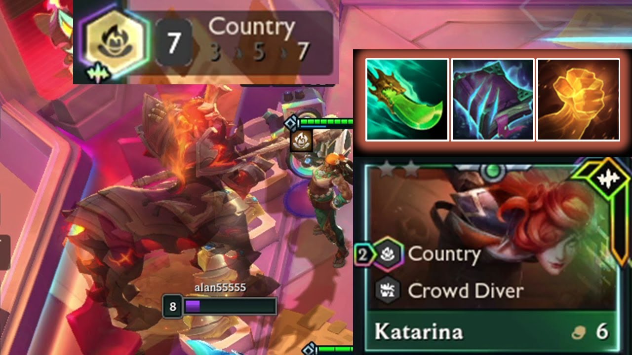 7 Country is Easier to hit - Hecarim Carry & Headliner Katarina - Set ...