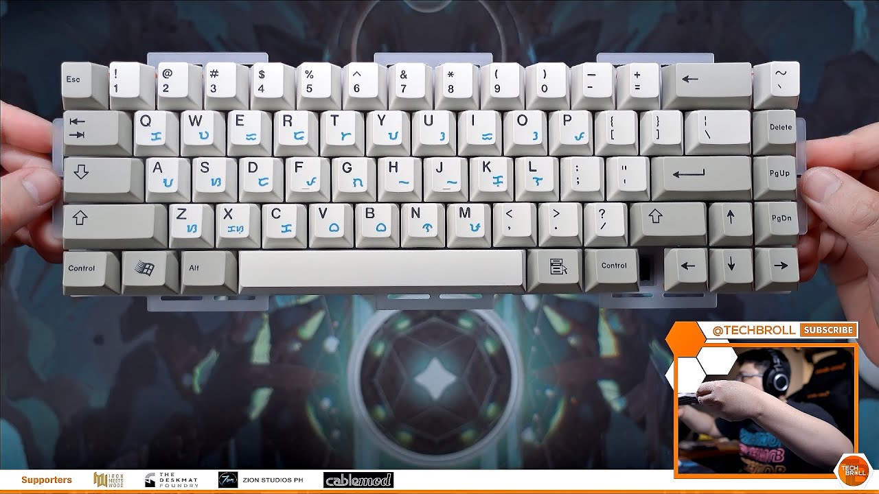 XMI Baybayin Keycap Set Unboxing and Sound Test Ft. Weikav GAS67 - YouTube