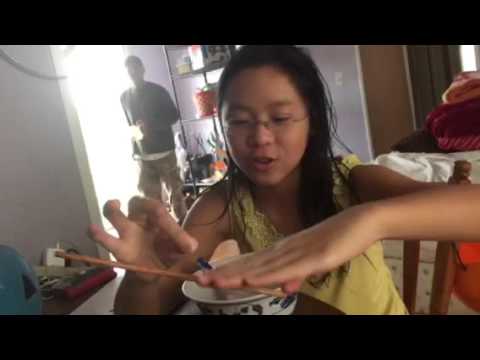 Chopstick fly in the air - YouTube