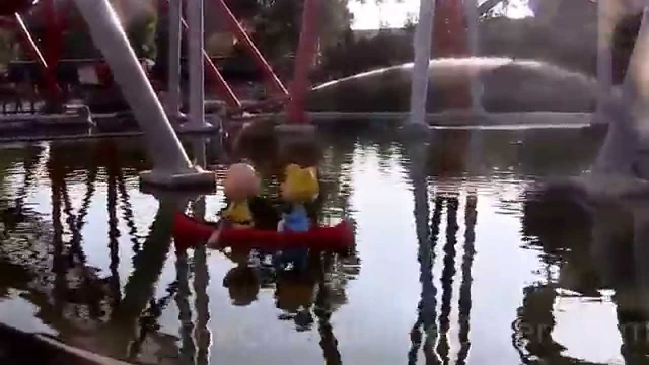 FULL HD POV Grand Sierra Railroad Train Ride Camp Snoopy Knott's Berry ...