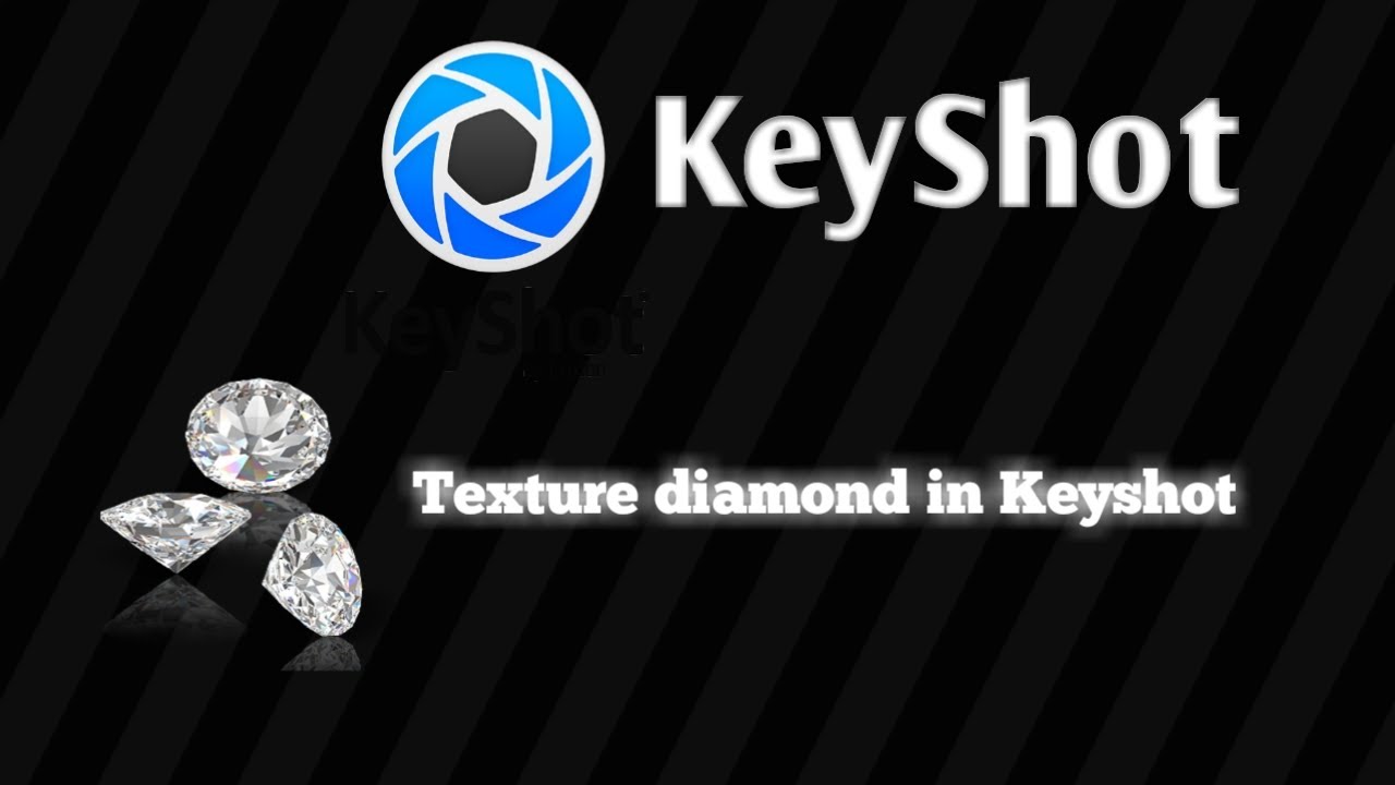 texture diamond in keyshot - YouTube
