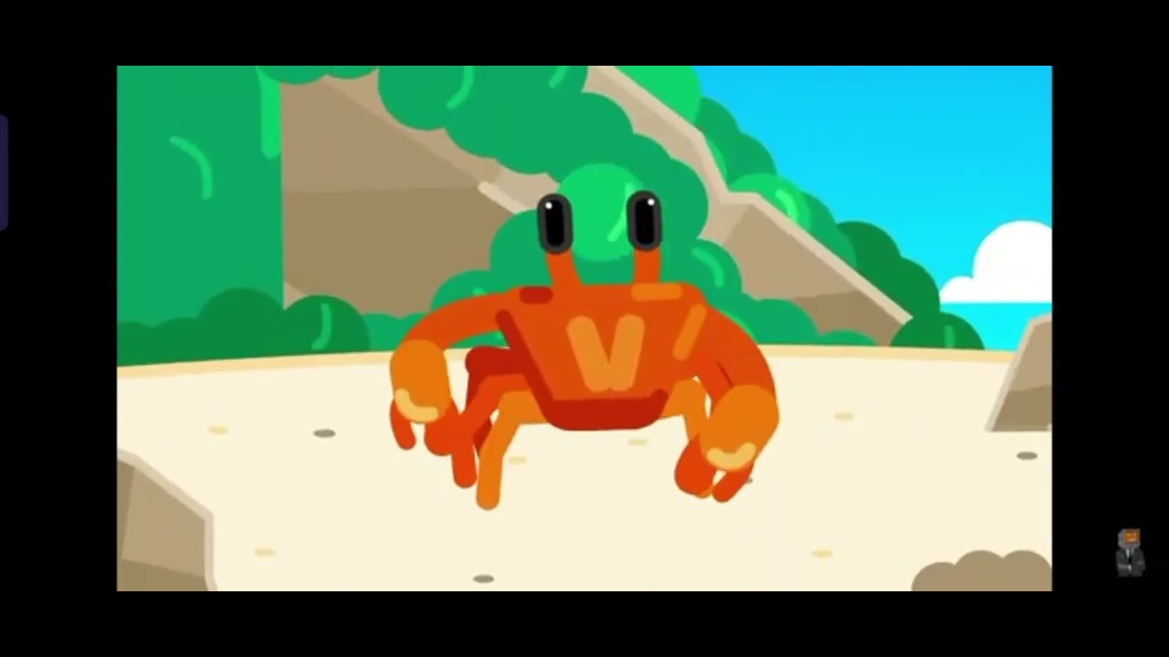 crab rave 2d 3× speed - YouTube