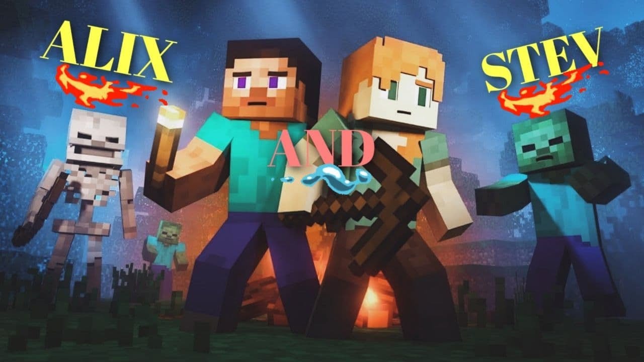 FILM : Minecraft ALEX AND STEV Minecraft Animation #MINECRAFT - YouTube