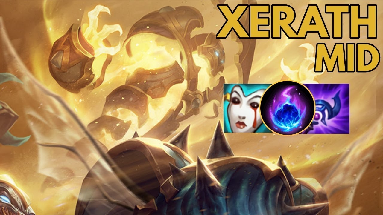 Guardian of the Sands Xerath Mid-League of Legends Full Gameplay - YouTube