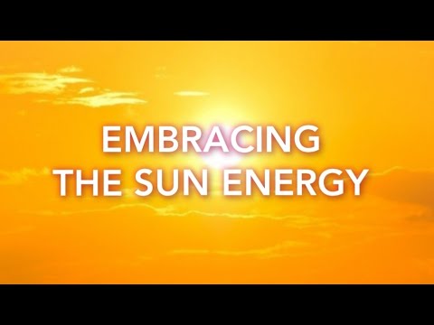 EMBRACING THE SUN ENERGY ☀️ Light Language only body movement # ...