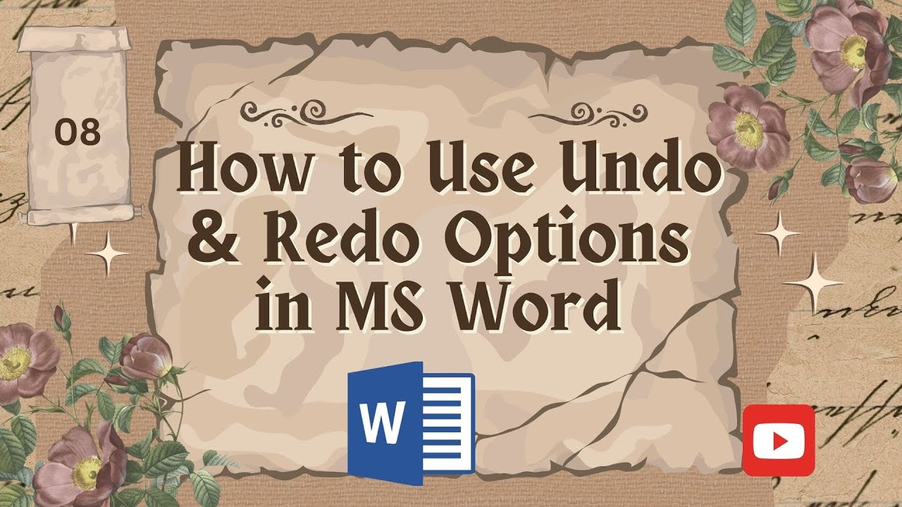 How To Use Undo and Redo Options In MS Word in Urdu | Microsoft Word ...