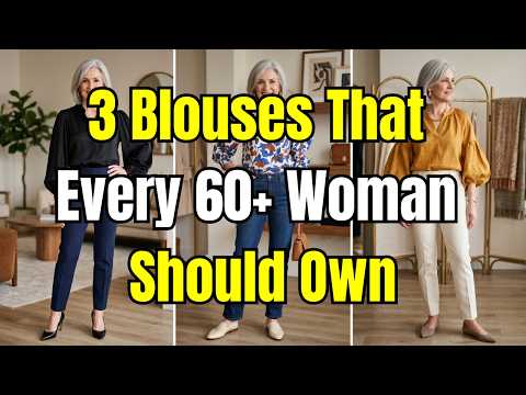 3 Blouses That Every Sophisticated 60+ Woman Should Own But Doesn't.