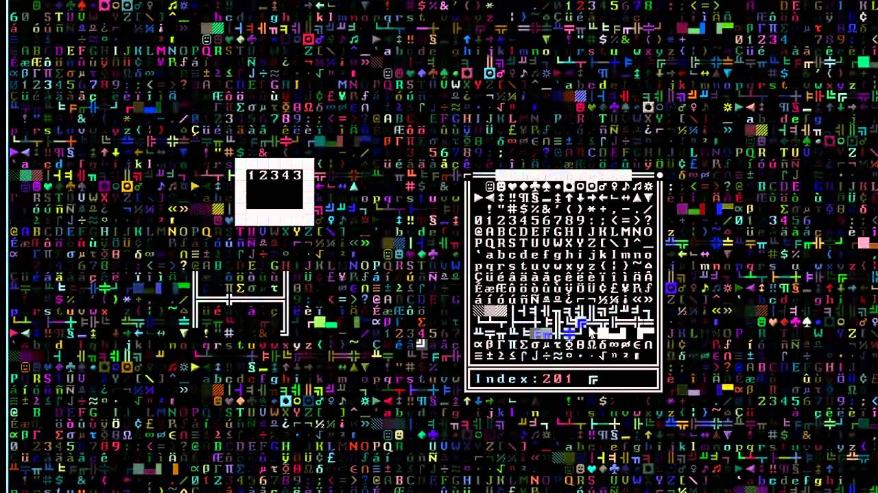 XNA SadConsole - Ascii Engine - Preview 2 - YouTube