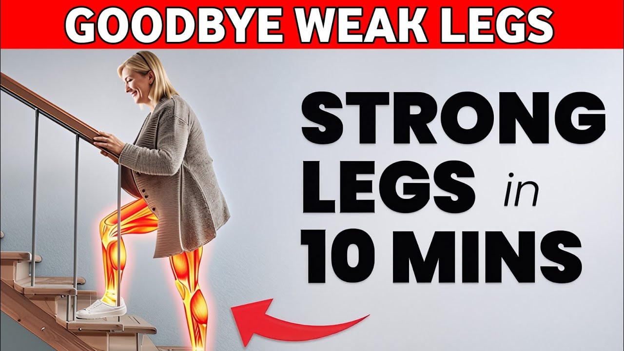 Over 60? 5 Easy Leg Exercises in 10 Minutes for Strength & Balance ...