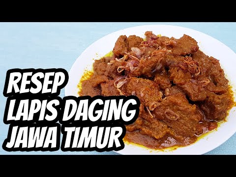 Resep Cara Membuat Lapis Daging Sapi Khas Jawa Timur Simple Enak dan Lezat - Resep Idul Adha