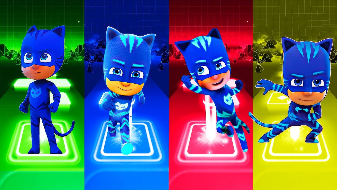 CatBoy 🆚 CatBoy 🆚 CatBoy 🆚 CatBoy - PJ Masks 🎶 Tiles Hop EDM Rush - YouTube