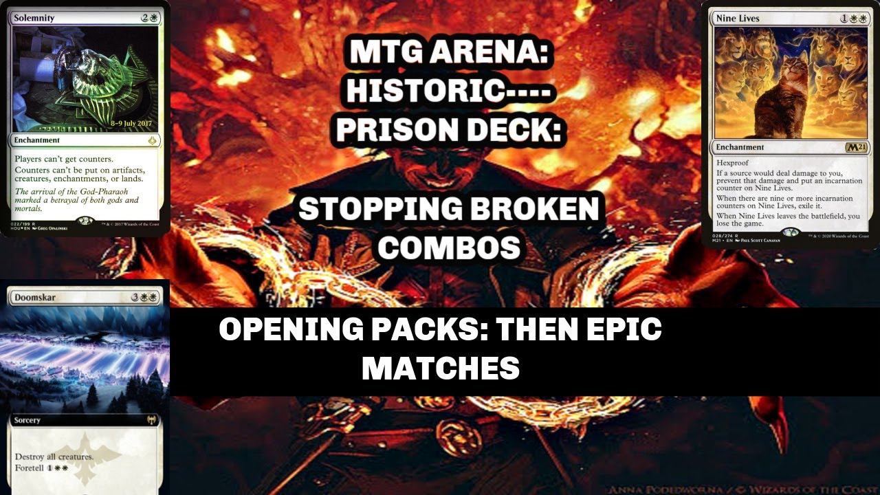 MTG Prison Lock Historic Deck? 9 Lives and solemnity Giving Tibalt's ...