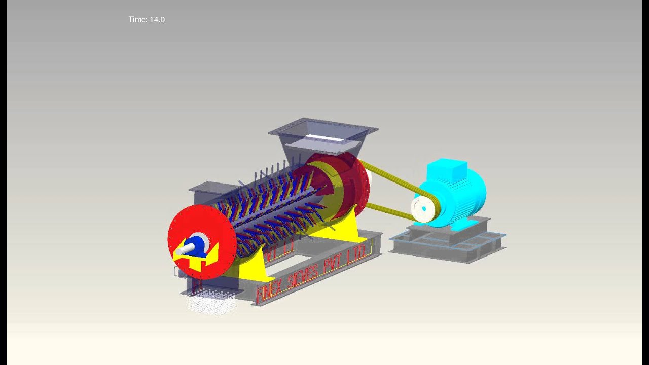 Pin Mixer Animation - Finex Sieves - YouTube