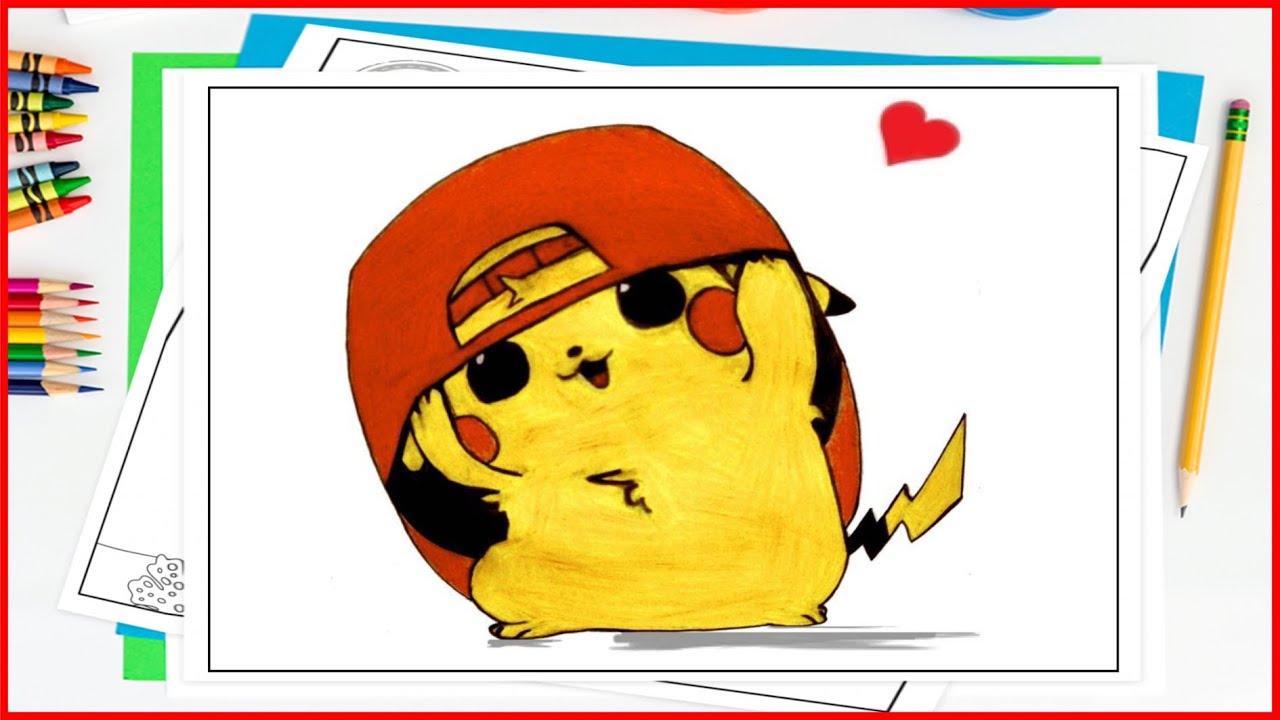 LET'S GO HAVE FUN 🔴 Easy Pikachu Drawing Tutorial for Kids | Learn How ...