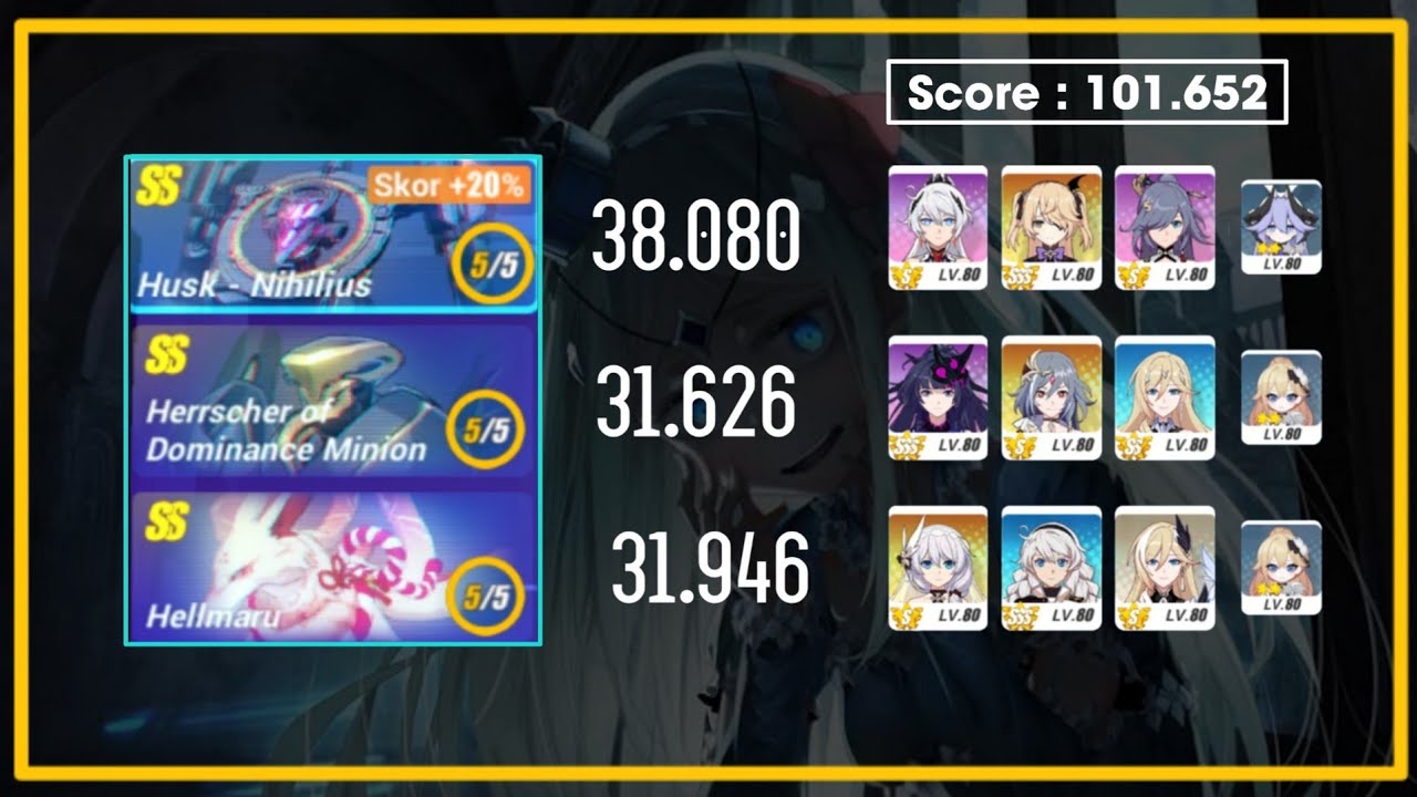 [Master] Memorial Arena Husk Nihilus, HoD Minion & Hellmaru 101.652 ...