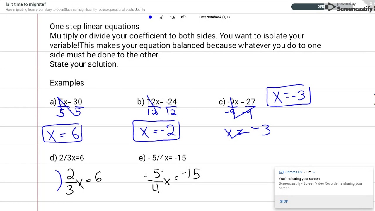 One Step Equations Multiplying And Dividing YouTube one-step-equations-multiplying-and-dividing-youtube