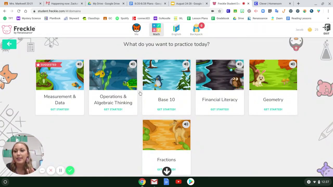 Freckle Math how to - YouTube