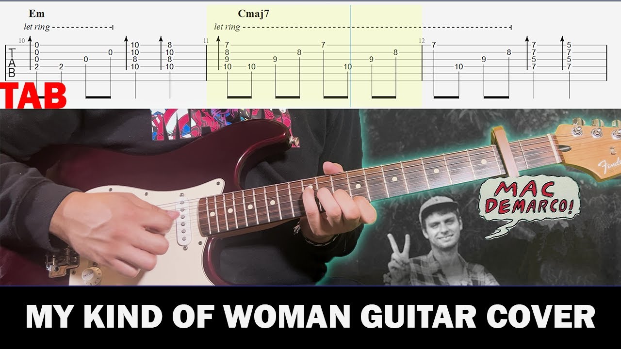 Mac DeMarco My Kind Of Woman Guitar Cover/Guitar Tabs - YouTube