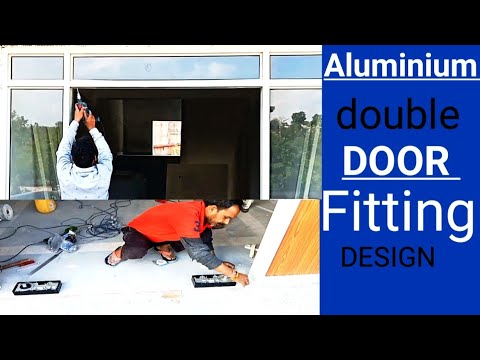 Aluminium door fitting floor spring aluminium double door change Hinges ...