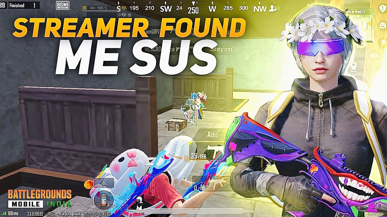 STREAMER FOUND ME SUS 💀 || FULL INTENSE SITUATIONS CLUTCH ️BGMI-PUBG # ...