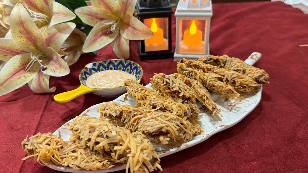 RAMADAN SPECIAL 🌙 | CRISPY THREAD CHICKEN RECIPE | FLAVOURS BY HUMA ...