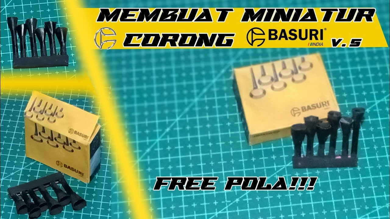 MEMBUAT MINIATUR CORONG BASURI V5 - YouTube