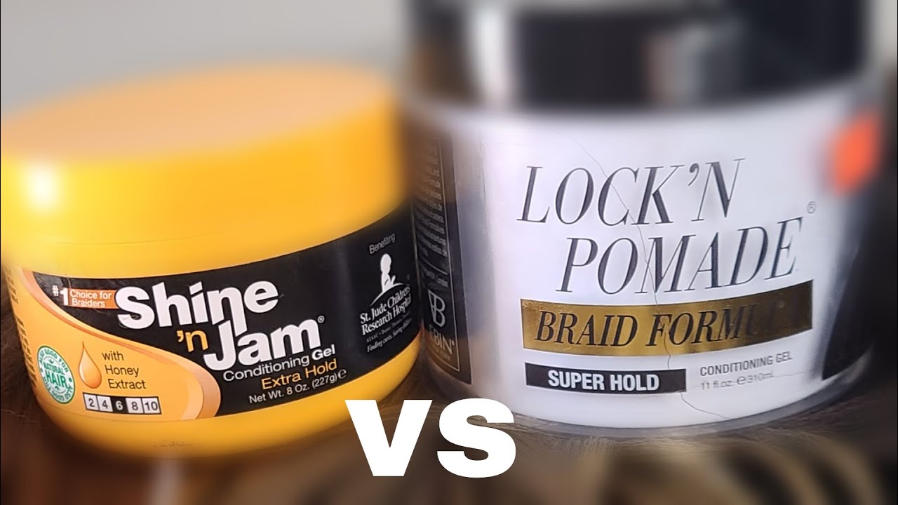 Ampro Shine n Jam VS Ebin Lock'n Pomade Braid Formula - YouTube