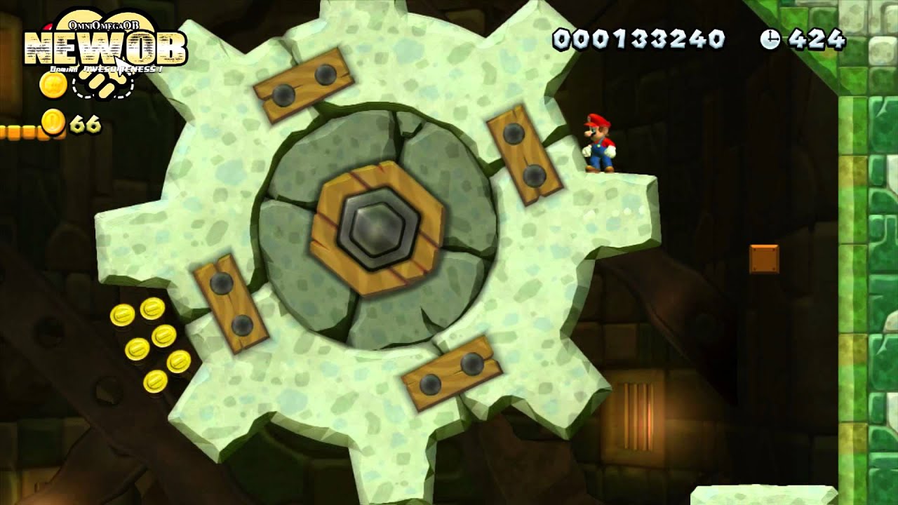 Wii U - Mario Bros - First Boss Battle - YouTube