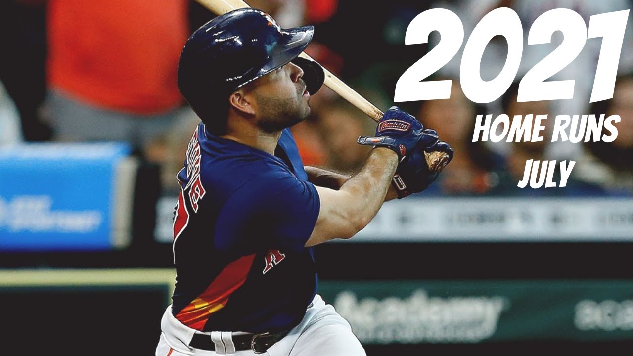 ASTROS 2021 HOME RUNS! - July - YouTube