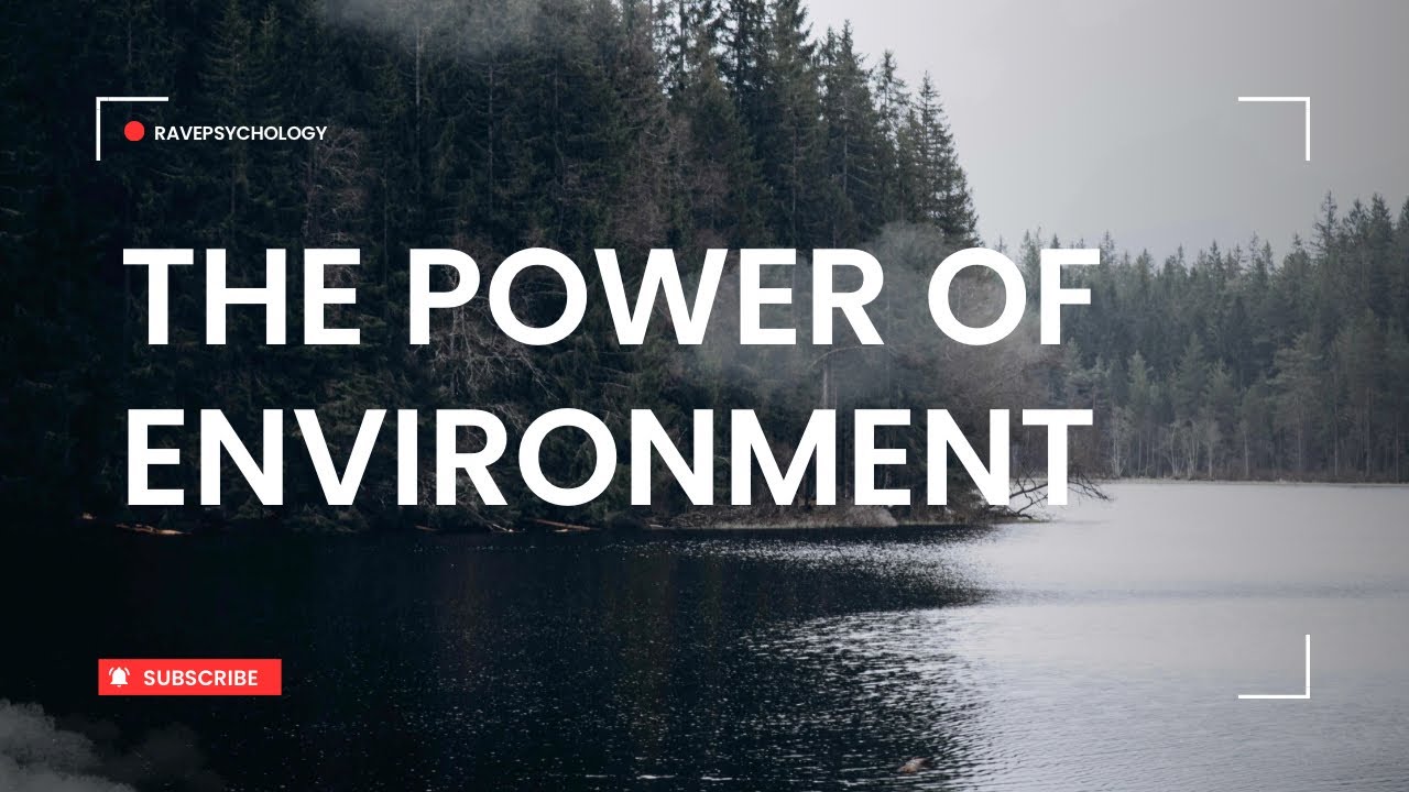The Power of Environment - YouTube