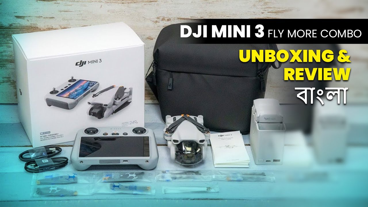 Dji Mini 3 Drone Unboxing & review - YouTube