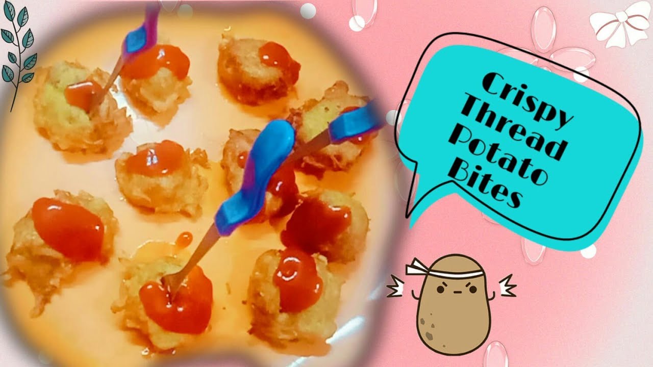 Crispy Thread Potato Bites|Kids Favorite Snacks#cookwithpriya#kitchen # ...