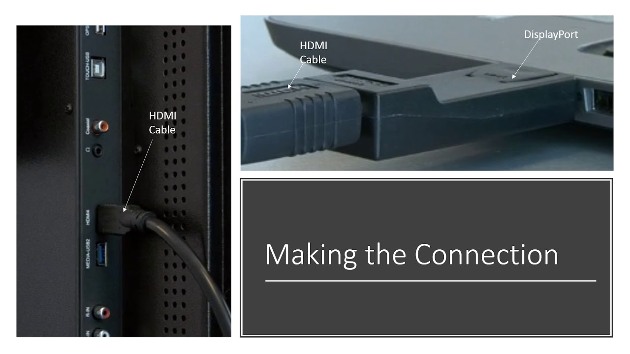 Connecting PC to Promethean Panel - YouTube