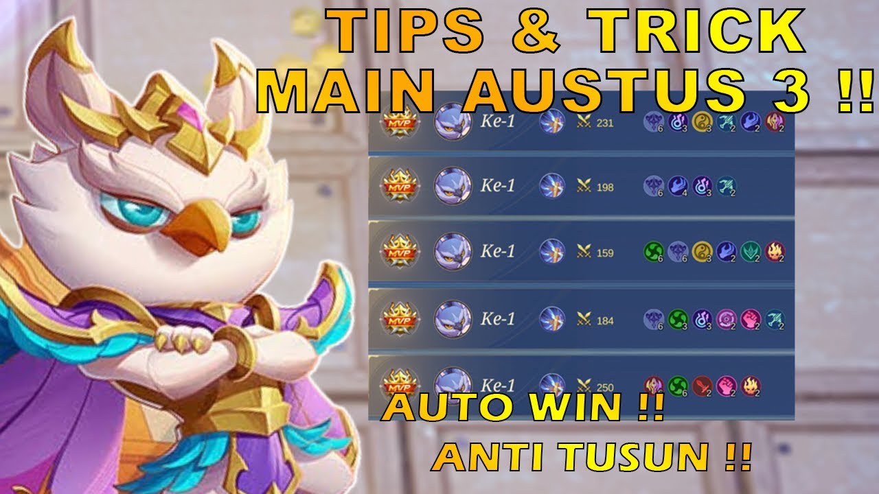 MAIN AUSTUS TUSUN TERSU?? SINI AKU AJARIN!! MLBB MC - YouTube