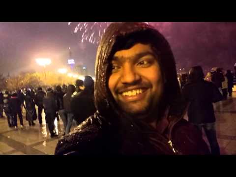 Baku - New year fire works (Rock stars )