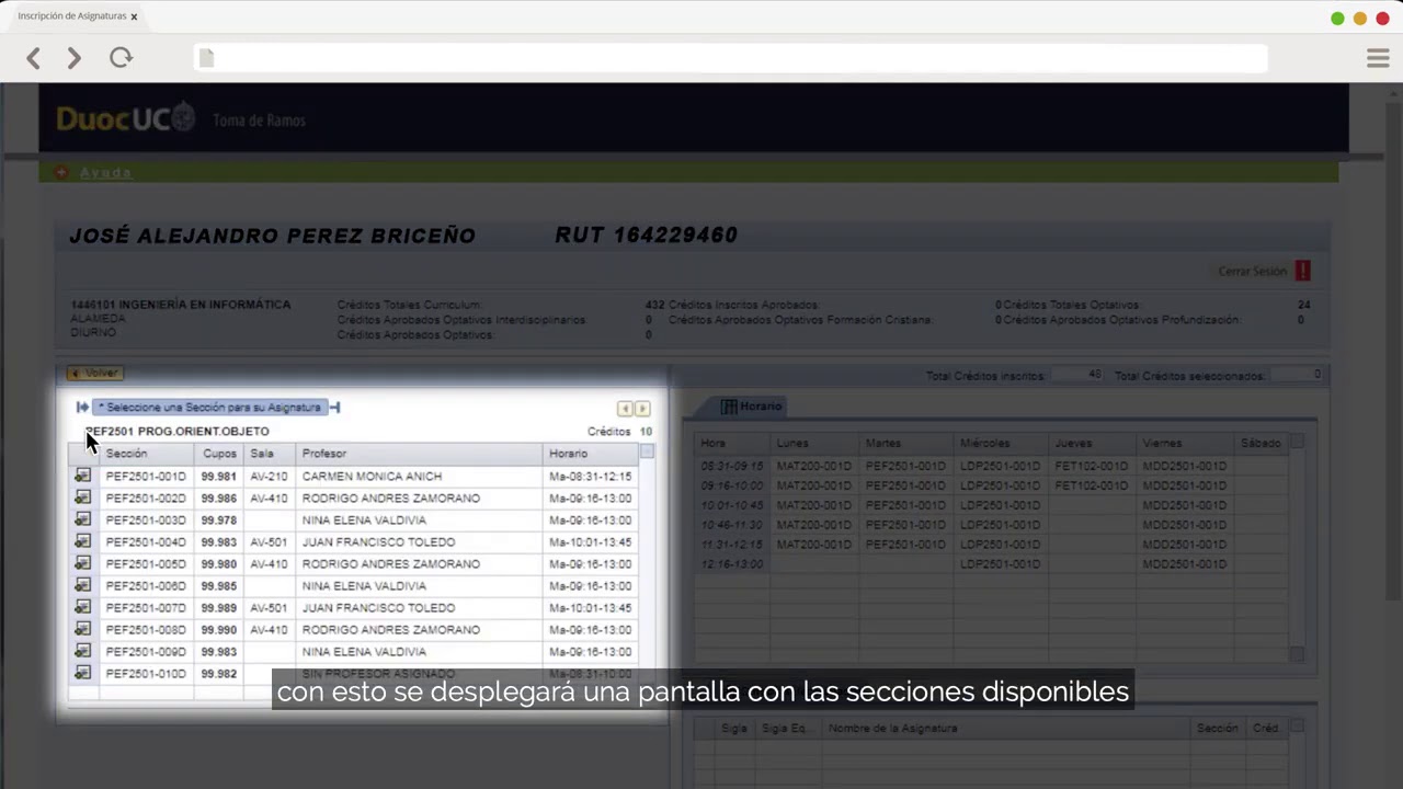 Tutorial modificación de asignaturas - YouTube