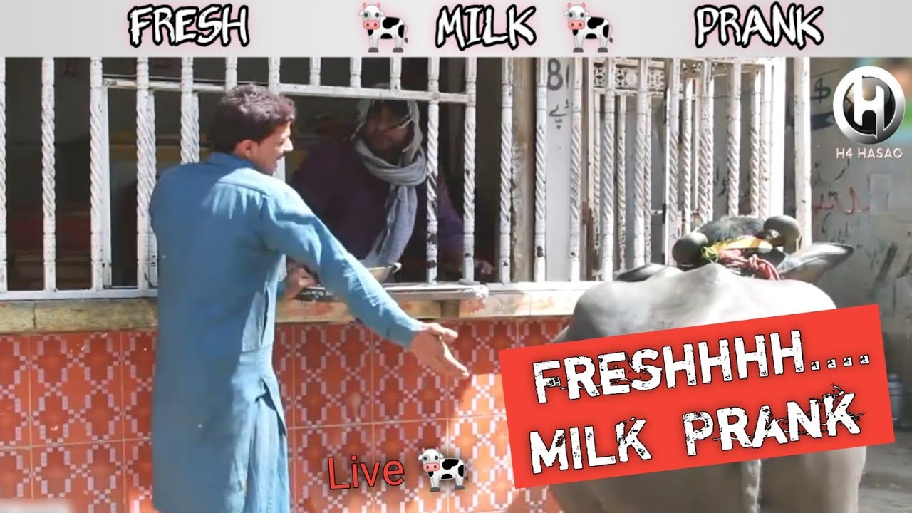 Fresh Milk Prank | Prank Dudhwala | fresh Milk Prank 2023 | H4 Hasao ...
