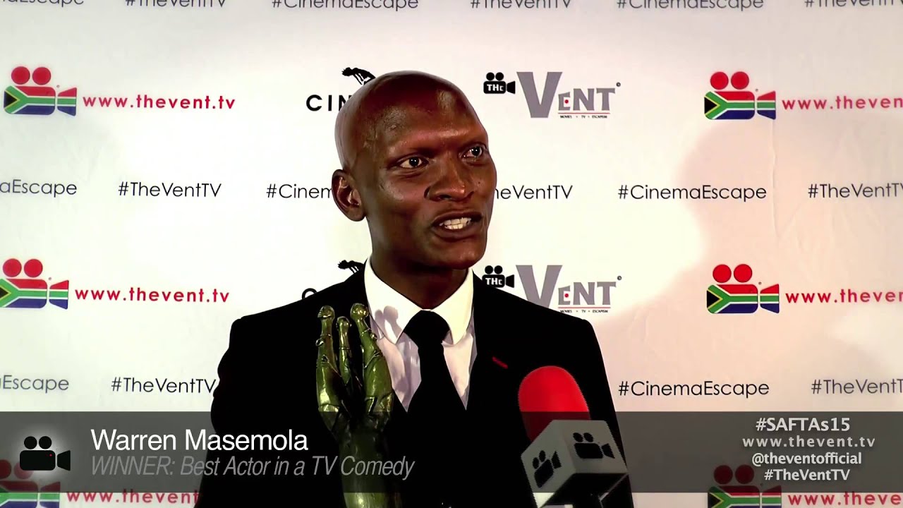 SAFTAs Winner - Warren Masemola - YouTube