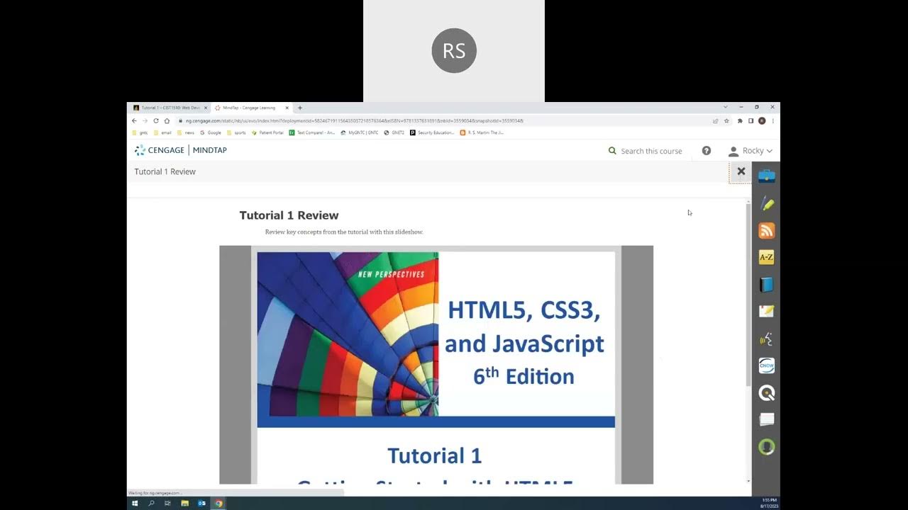 CIST 1510 Getting started - YouTube
