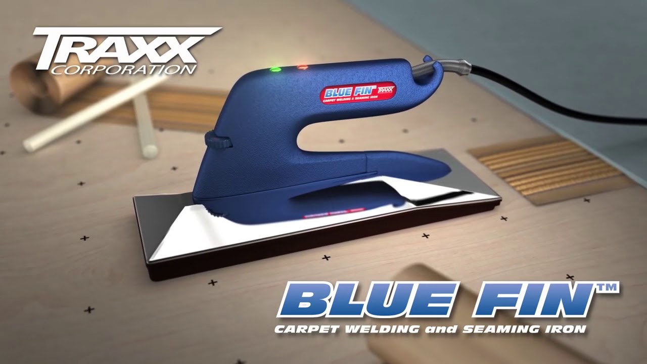 BLUE FIN Carpet Welding and Seaming Iron - YouTube